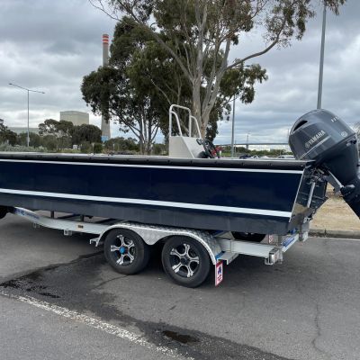 The Punt II – 6 m Trailerable Work Punt | Commercial Boat Hire VIC