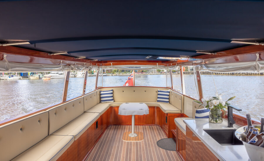 Lady M - Luxury Boat Charter for up to 25 Passengers | Melbourne Boat Hire