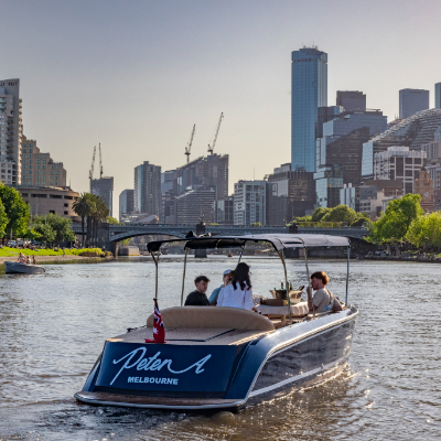 Cruise Melbourne's Waterways on the Stylish Peter A | Melbourne Boat Hire