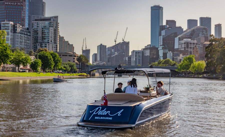 Cruise Melbourne's Waterways on the Stylish Peter A | Melbourne Boat Hire