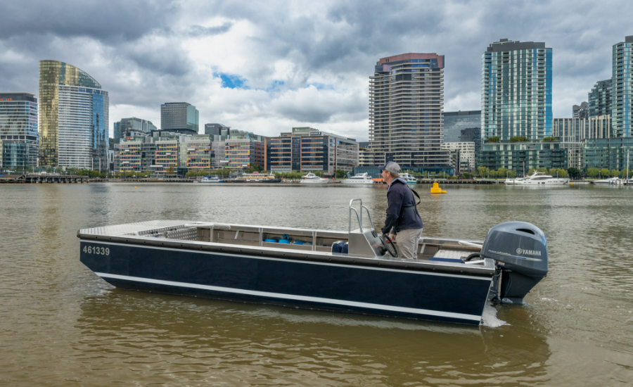 The Punt II – 6 m Trailerable Work Punt | Commercial Boat Hire VIC